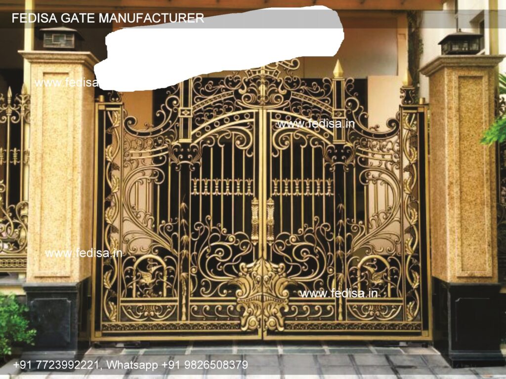 Single Gate Design Full Steel Gate Design Iron Bar Gate Design Main ...