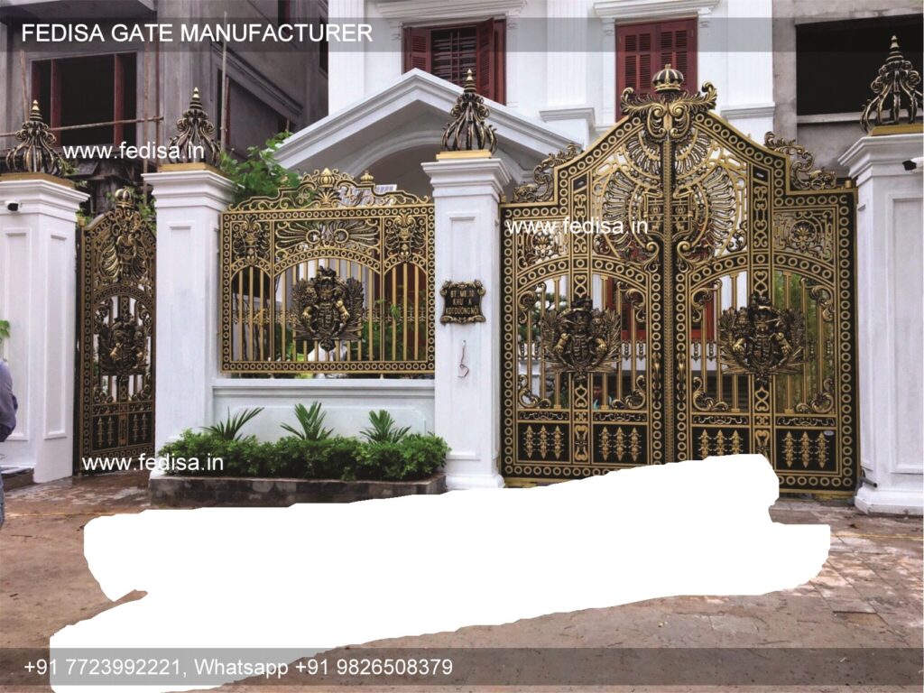 Entry Gate Design Iron Gate Design 4 Feet Gate Design With Boundary ...