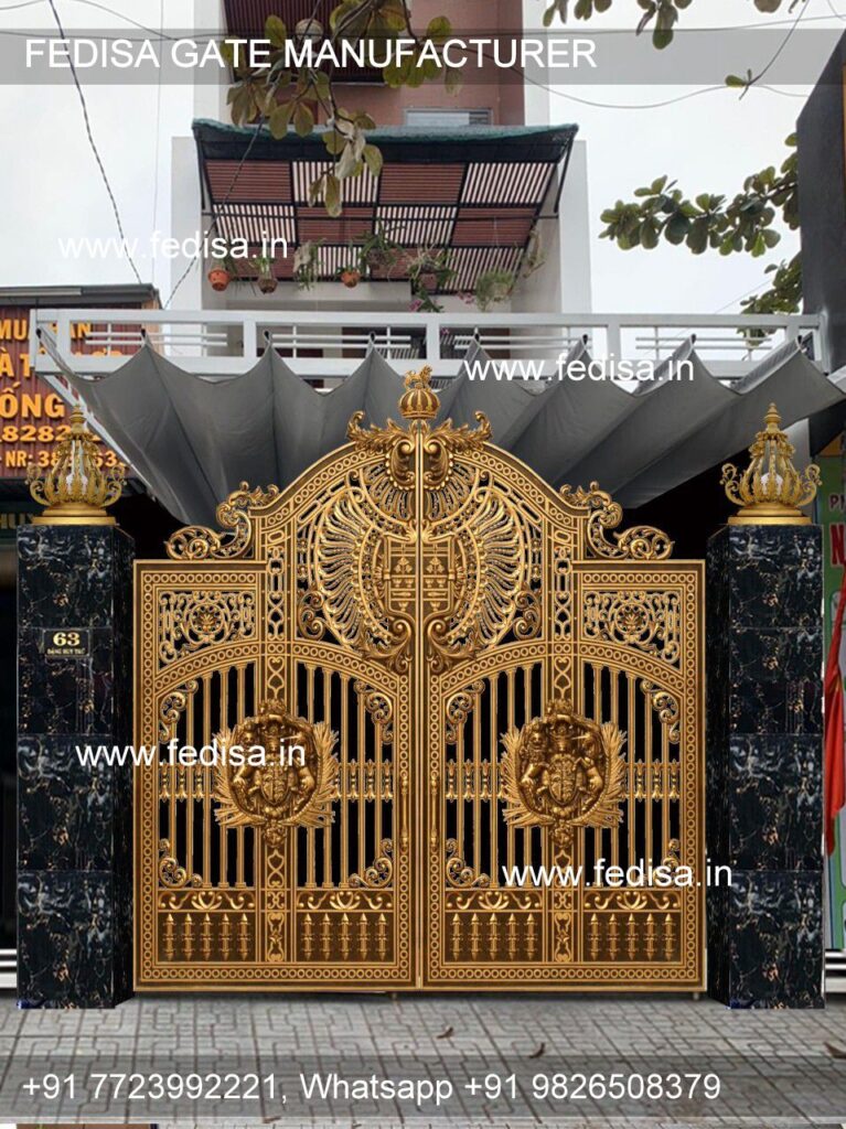 Stainless Steel Gate Design Loha Gate Grill House Boundary Grill Design ...