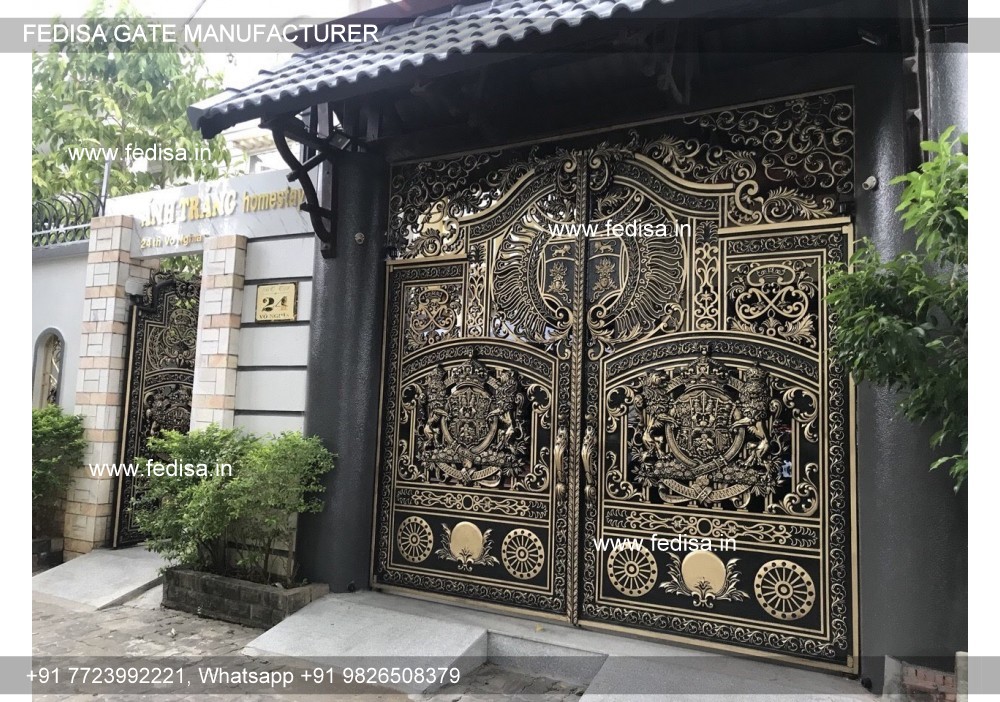 Entry Gate Design Home Main Gate Design Gate Wall Design Steel Gate ...
