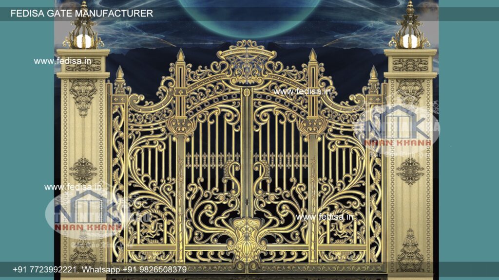 Simple Steel Gate Design Aluminum Gate Design Iron Grill Gate Gate ...