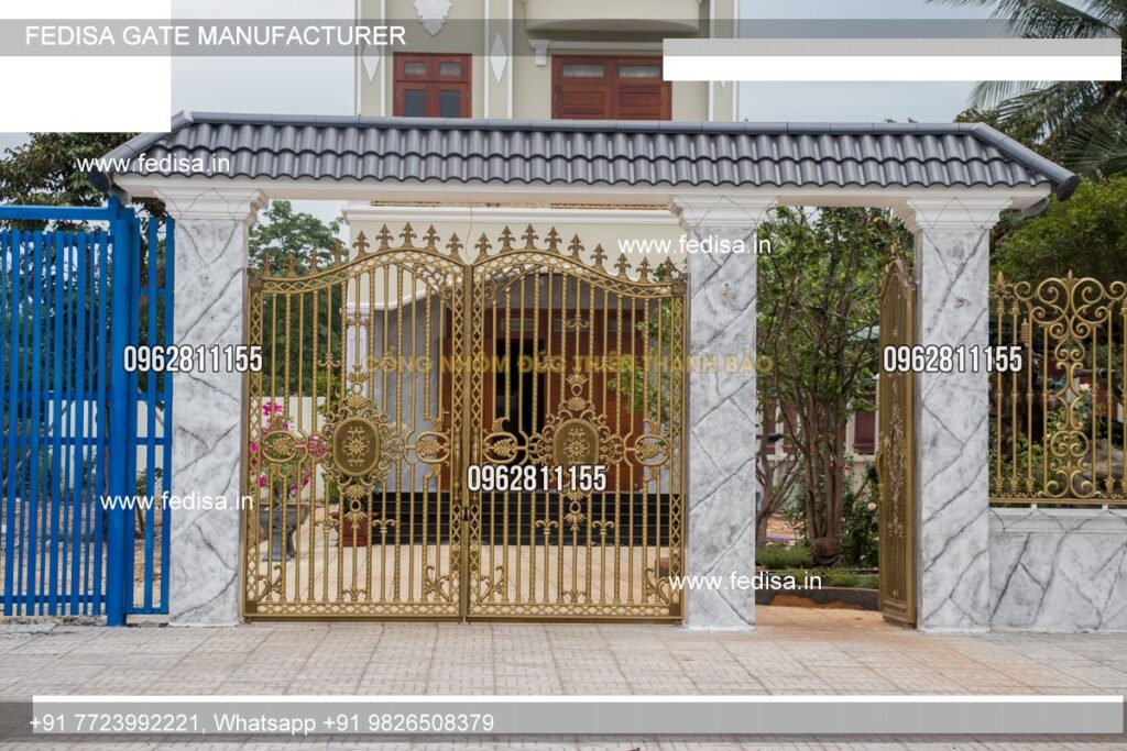 Fence Gate Design Gate Design In Home Square Bar Gate Design Best Main ...