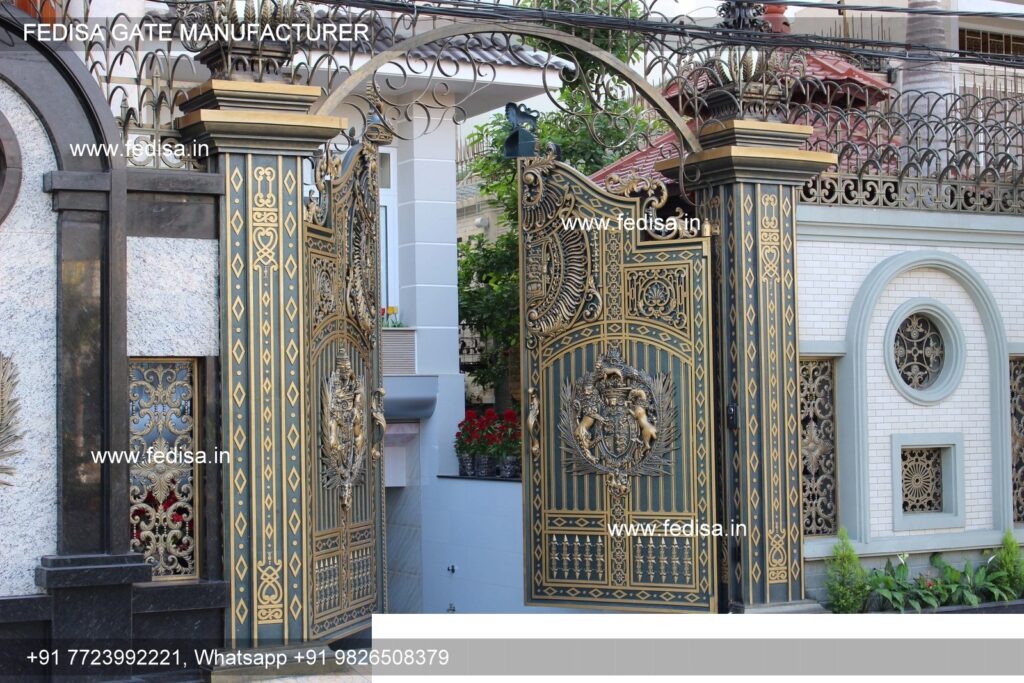 Iron Main Gate Design Single Palla Gate Design Square Pipe Gate Simple ...