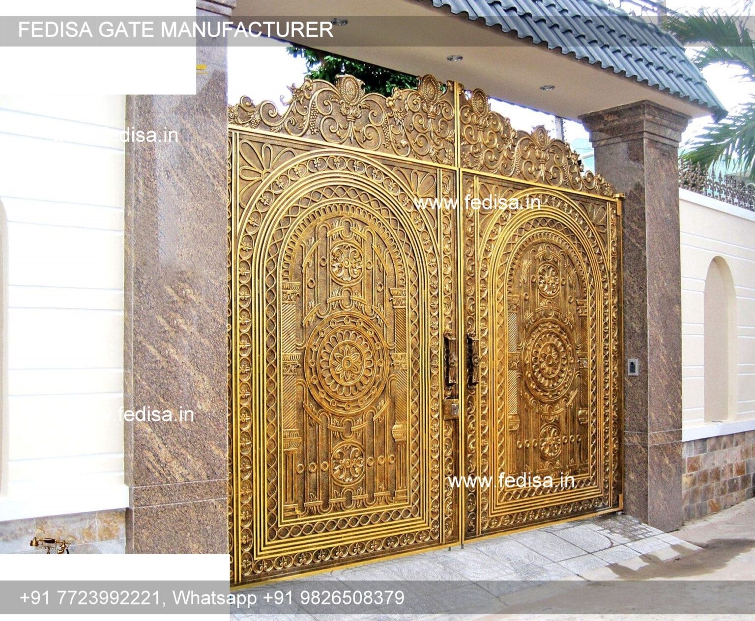 Boundary Gate Design Rod Iron Gate Designs Boundary Main Gate Simple ...