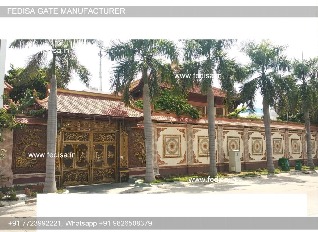 Modern Front Gate Design Louver Gate Design Main Gate Design 5 Feet ...