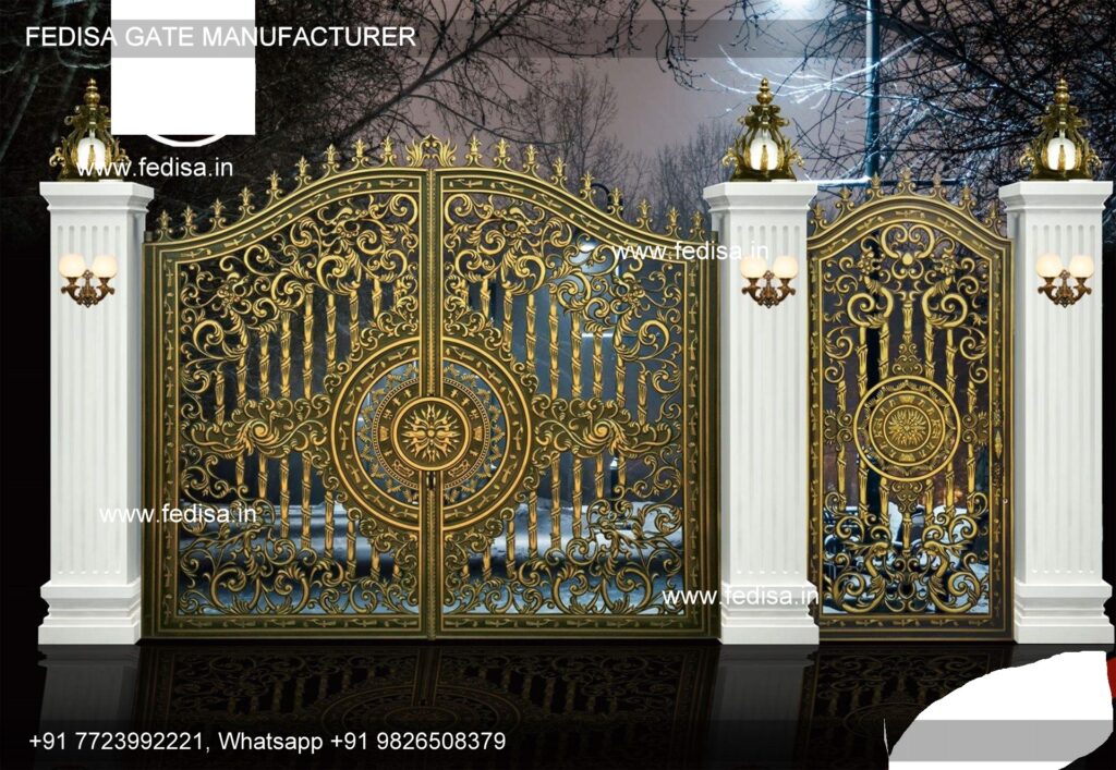 Men Gate Ka Design Rod Gate Design Small Front Gate Design Arched ...