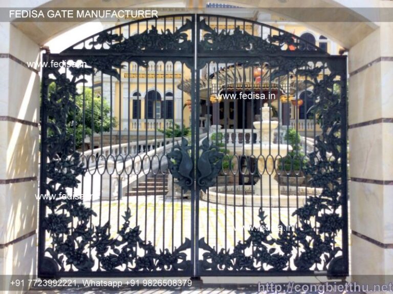 Single Gate Design Compound Sliding Gate Design Iron Main Gate Design ...