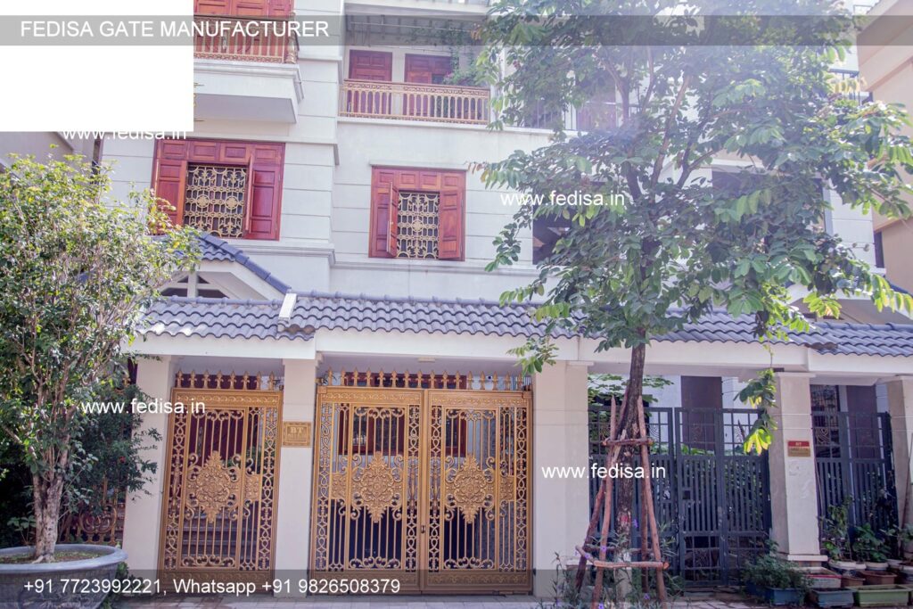 Simple Steel Gate Design Main Gate Design 10 Feet Sliding Gate Simple ...