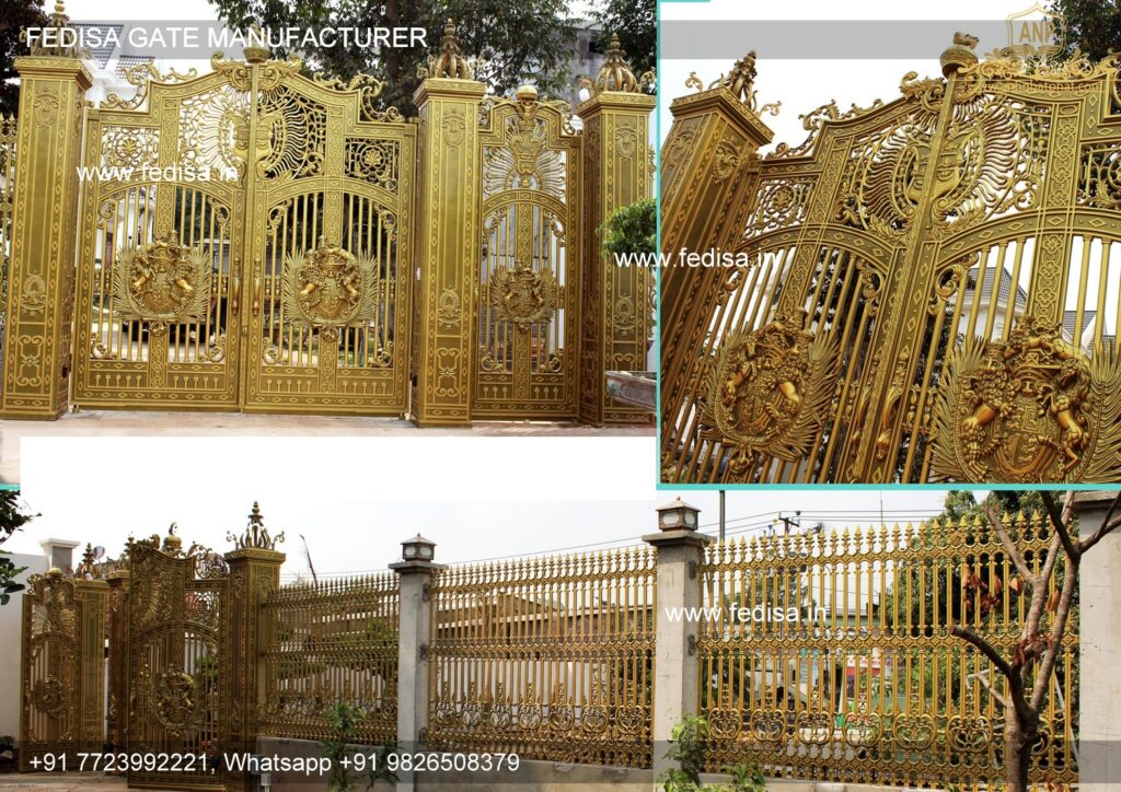 Steel Ka Gate Types Of Gate Designs Best Main Gate Colour Industrial ...