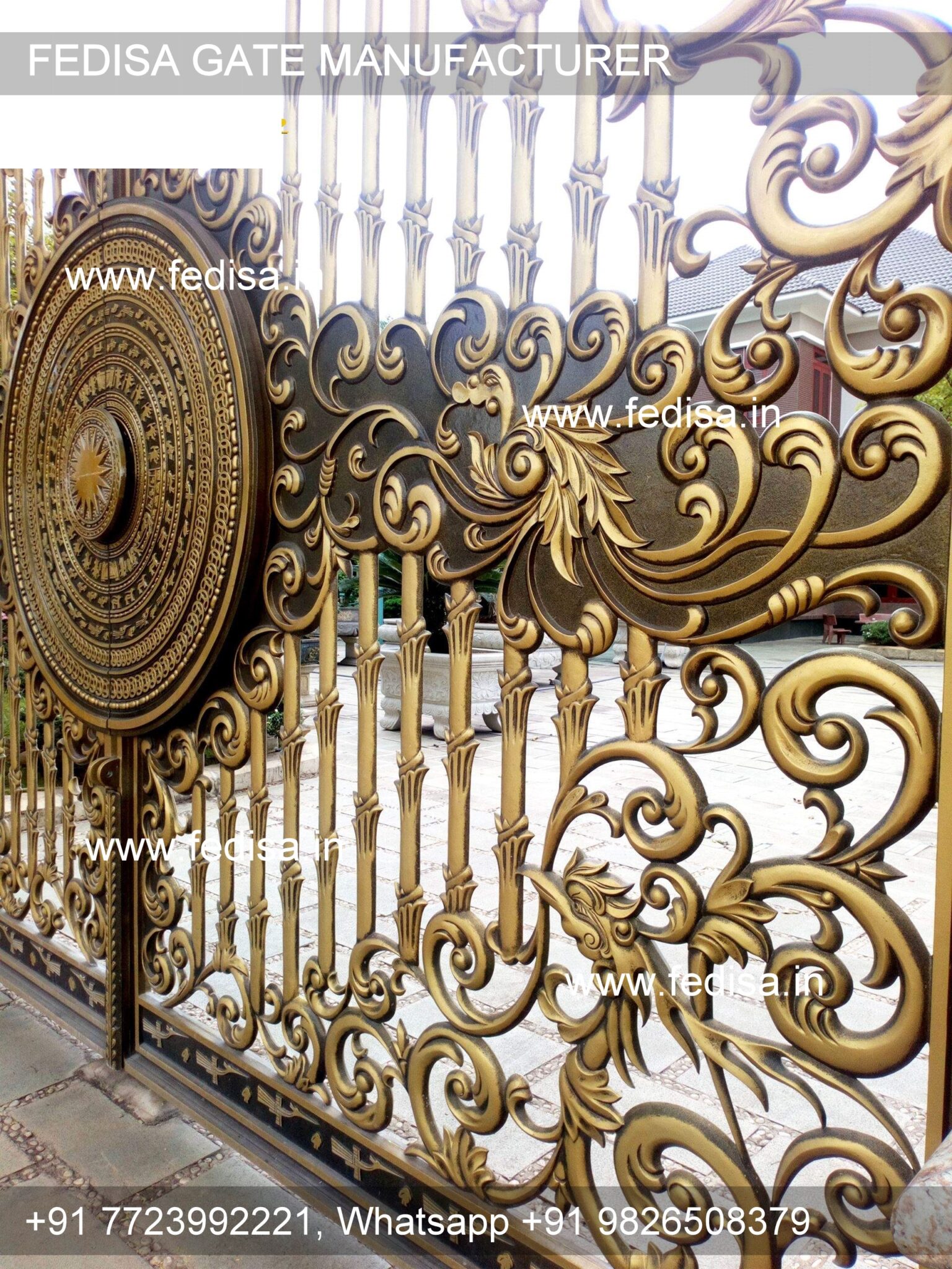 Modern Steel Gate Design Steel Gate Design 4 Feet 3 Door Gate Design ...