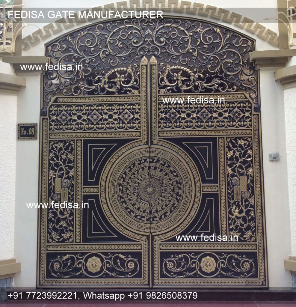 Steel Main Gate Design Front Design Gate Lohe Ka Sliding Gate Latest ...