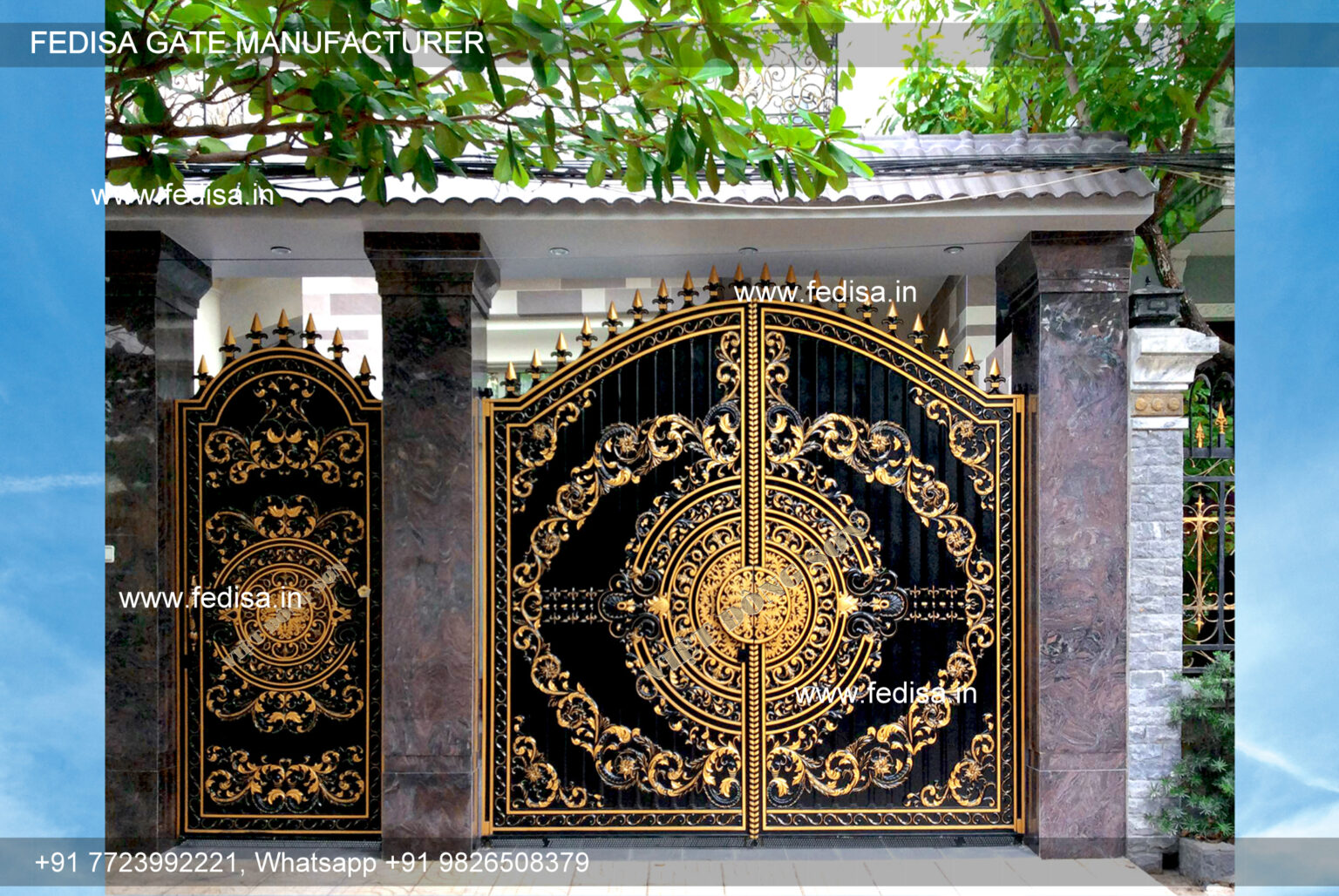 Simple Gate Design Small House Front Gate Design Gate Side Design ...