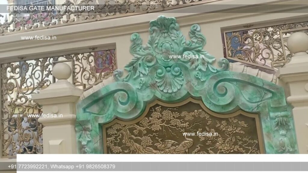 Boundary Wall Design With Gate Entrance Gate Designs For Residential ...