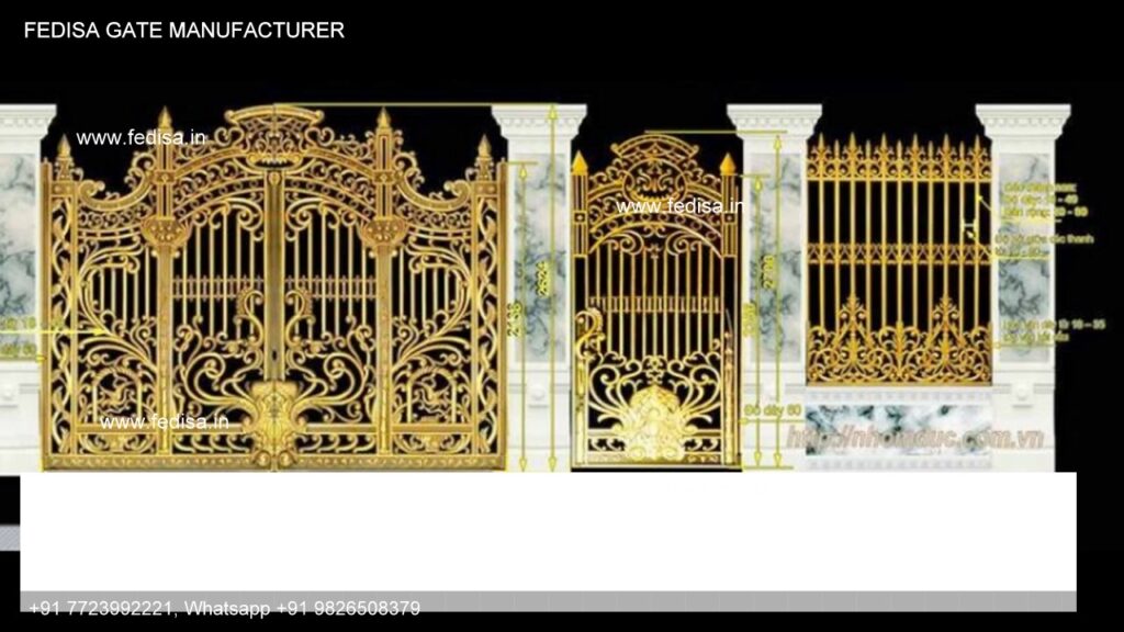 Compound Gate Modern Gate And Fence Wall And Gate Design Plain Gate ...