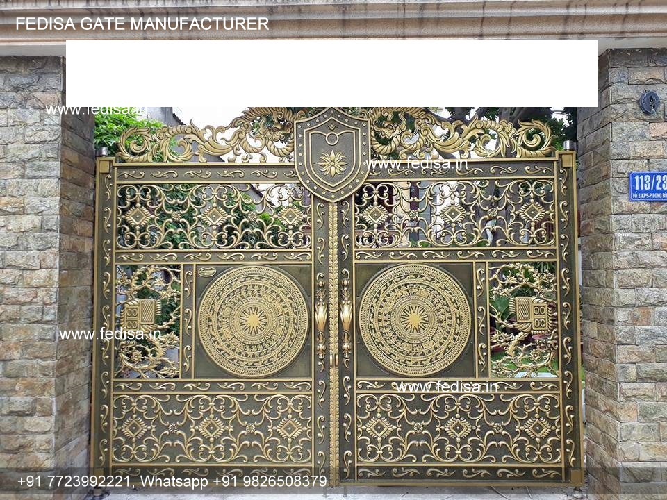 Steel Ka Gate Channel Gate Colour Simple Metal Gate Design Folding Main ...