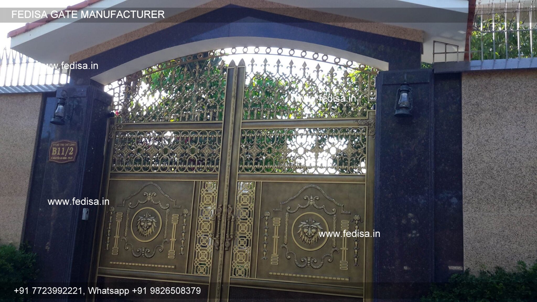 Main Gate Grill Design For Home Pipe Gate Design Latest Wpc Gate Design ...