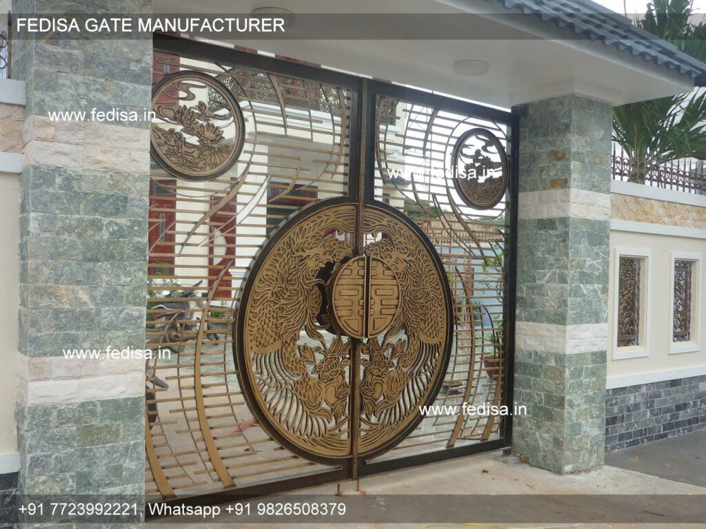 Gate Design 2120 Wpc Gate Design Lightweight Main Gate Design Tube Gate ...