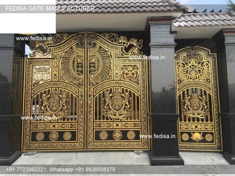 Main Gate Design 2116 Gate Design Loha Boundary Wall Sliding Gate ...
