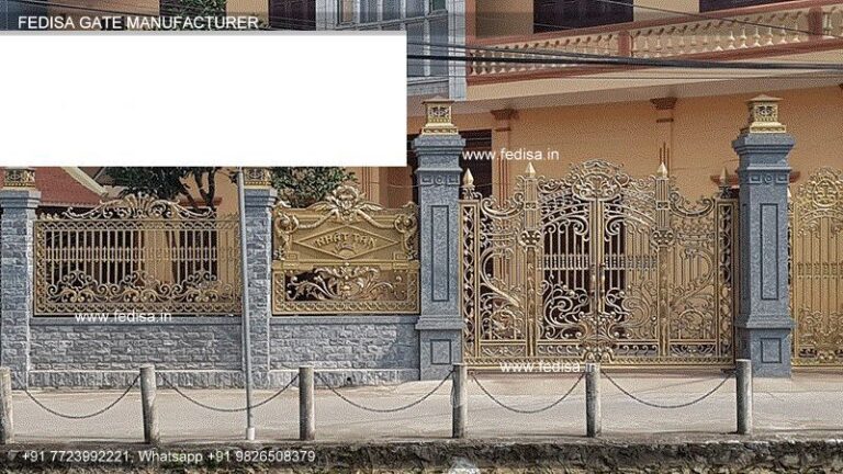 Home Main Gate Design Iron Channel Gate Design Main Gate Railing Design ...