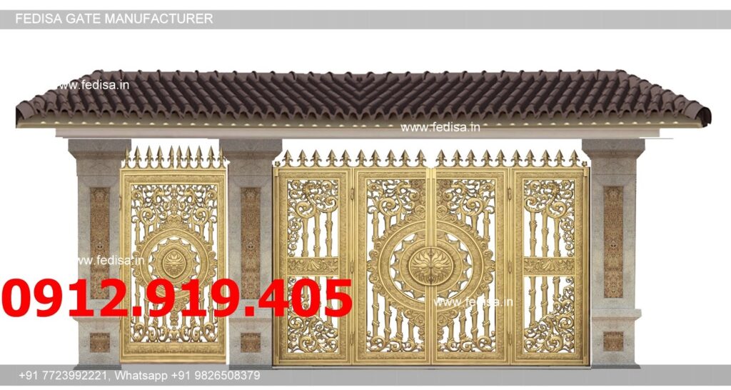 Gate Wall Design Main Gate Railing Design Modern Iron Pipe Gate Modern ...