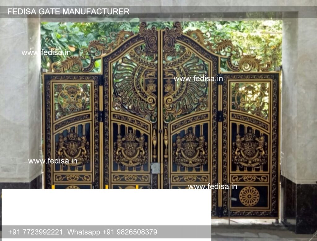 Entry Gate Design Modern Aluminum Gate Designs Low Budget Gate Design ...
