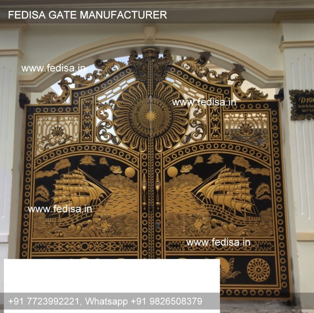 Steel Ka Gate Low Budget Gate Design Aluminium Fence Designs Stainless ...