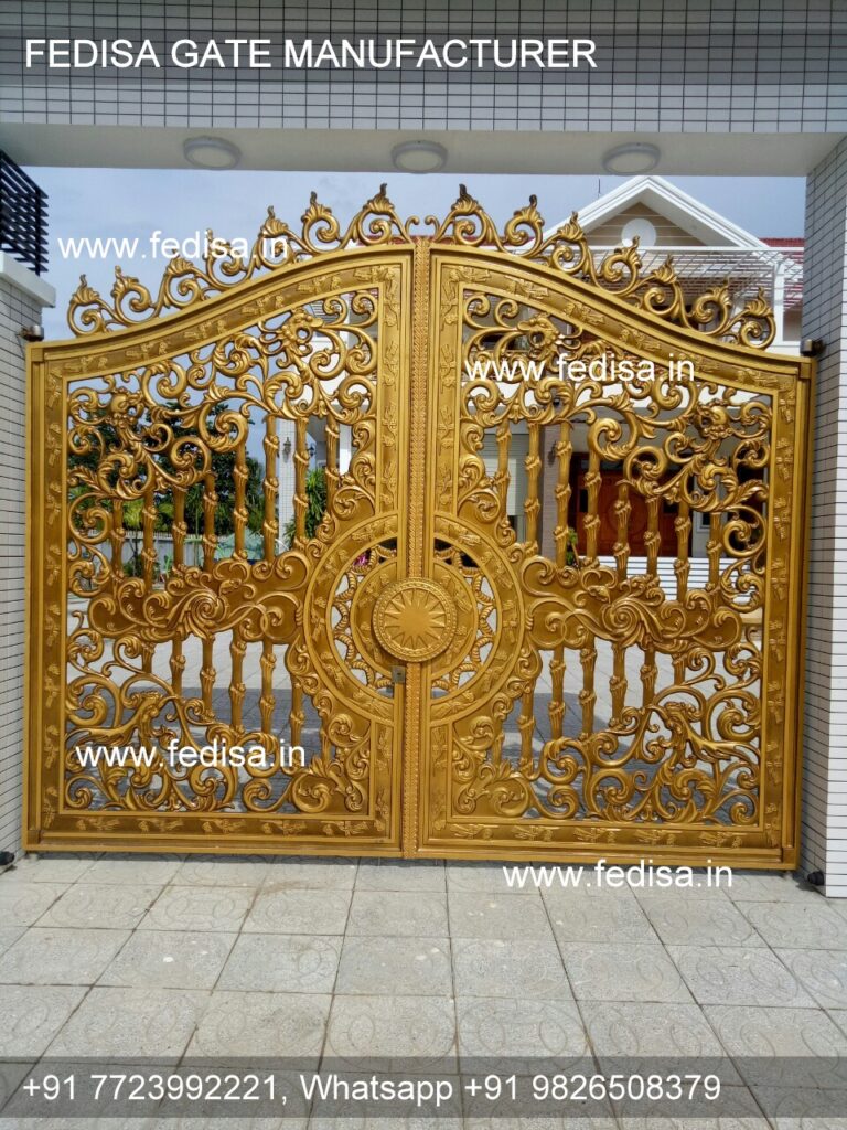 House Gate Design Iron Gate Flower Design Seat Gate Design Single Grill ...