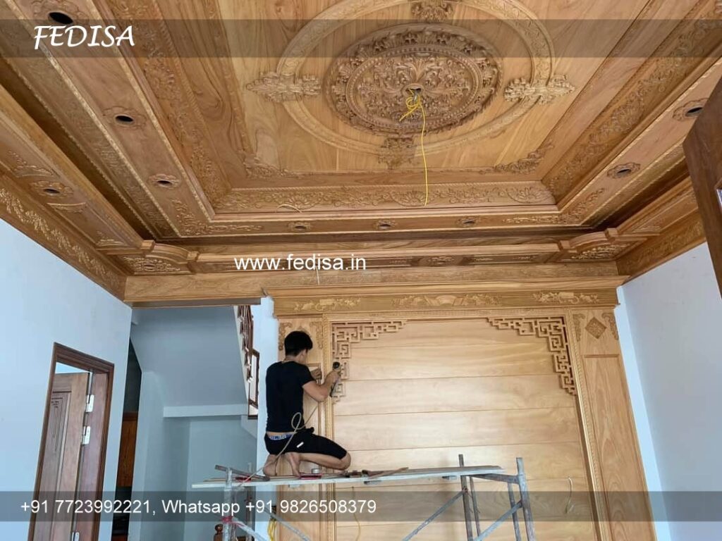 Wood Ceiling, Ceiling Designs For Kitchen And Living Room Ceiling Edge ...