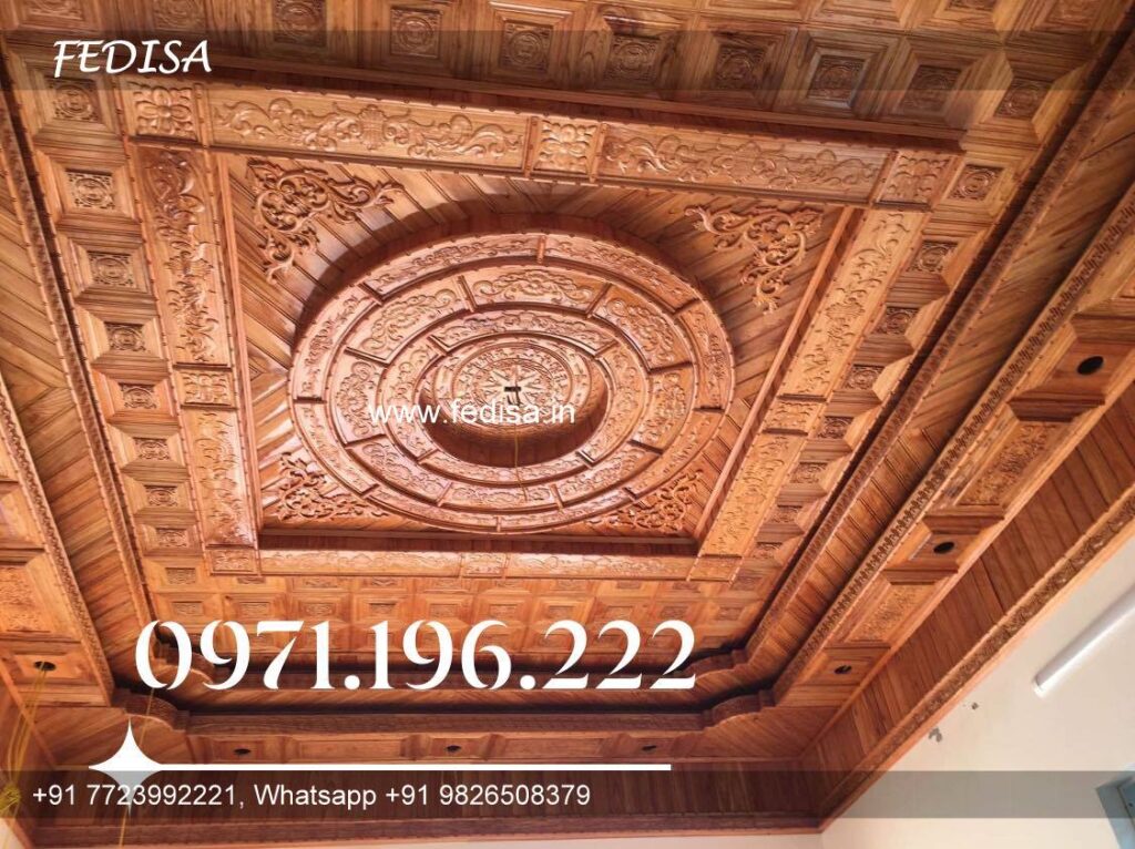 Wood Ceiling, Best Pop Design For Living Room Best Pop Design For Lobby ...