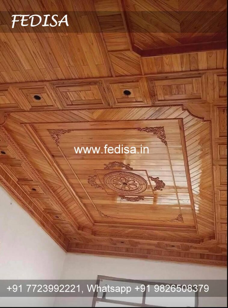 Wood Ceiling, Fall Ceiling Design For Drawing Room With Two Fans Fall ...