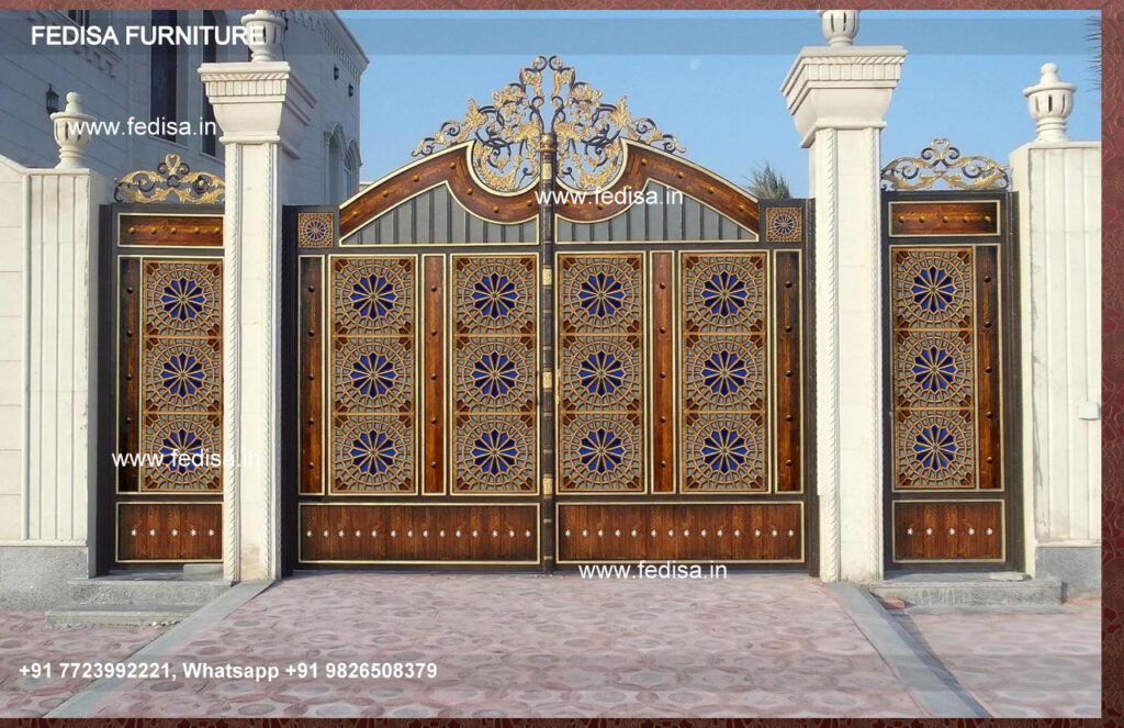 Lohe Ka Gate Single Modern Gate Design For Small House Temple Steel ...
