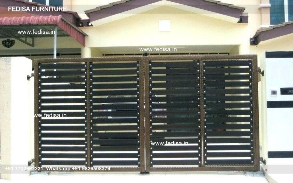 Wooden Main Gate Design Modern Gate Design For Small House Home Front ...