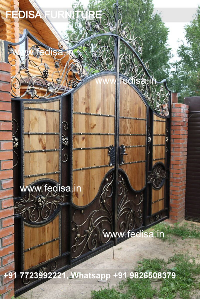 Cnc Gate Design Modern Gate Roof Design Lohe Ke Gate Ke Design ...