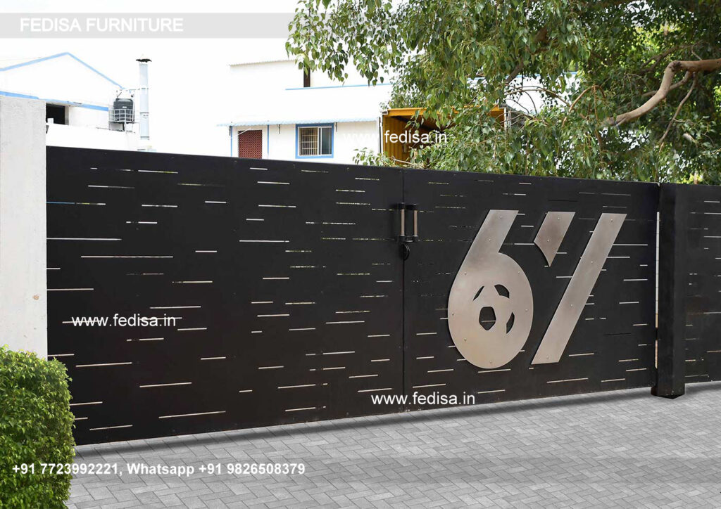 Front Gate Design Iron Modern Gates And Walls Main Gate Design 2123 ...