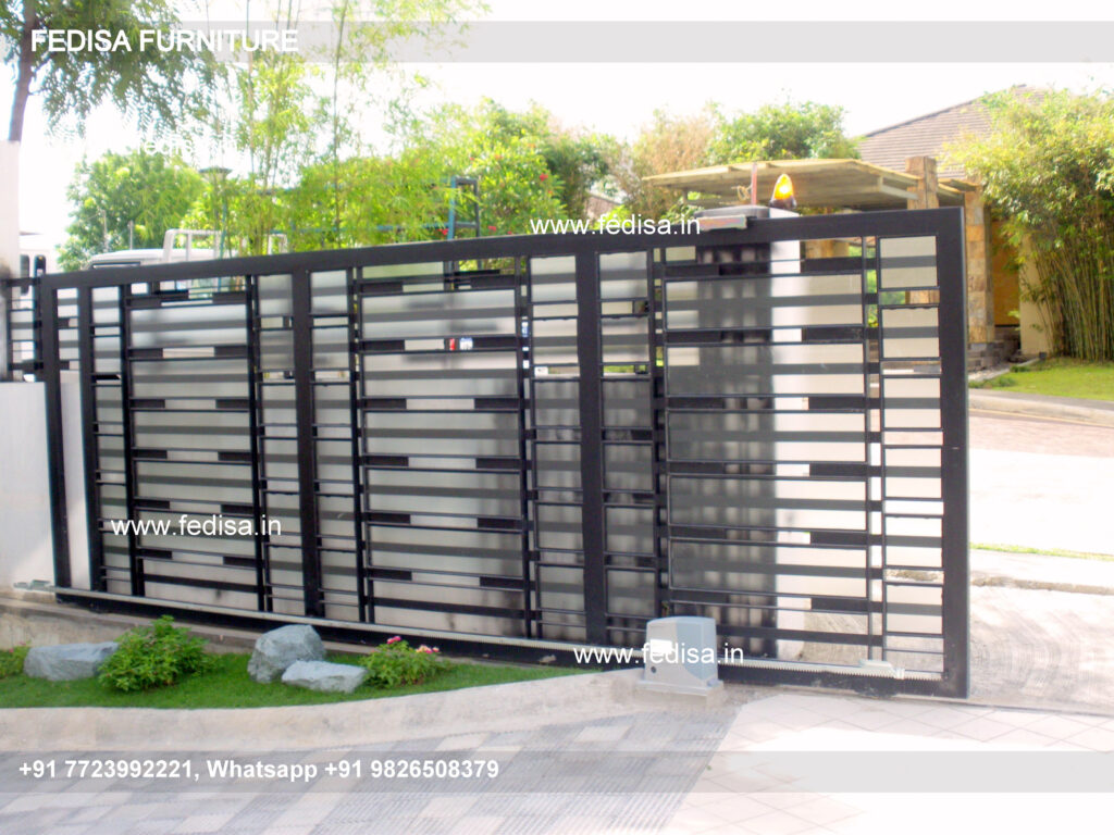 Modern Front Gate Design Modern Gate Roof Design Safety Grill Gate ...