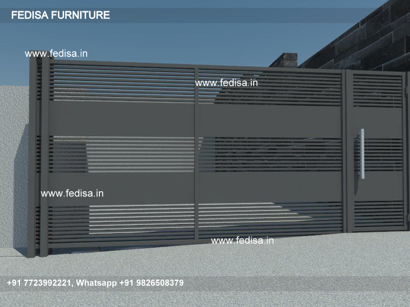 Single Gate Design Modern Iron Fence Designs Aluminium Fence Designs ...