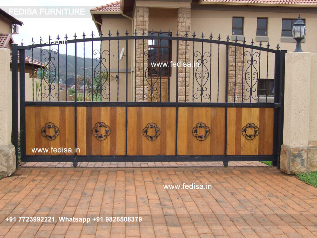 Men Gate Ka Design Modern Iron Fence Designs Flush Door Gate Design ...