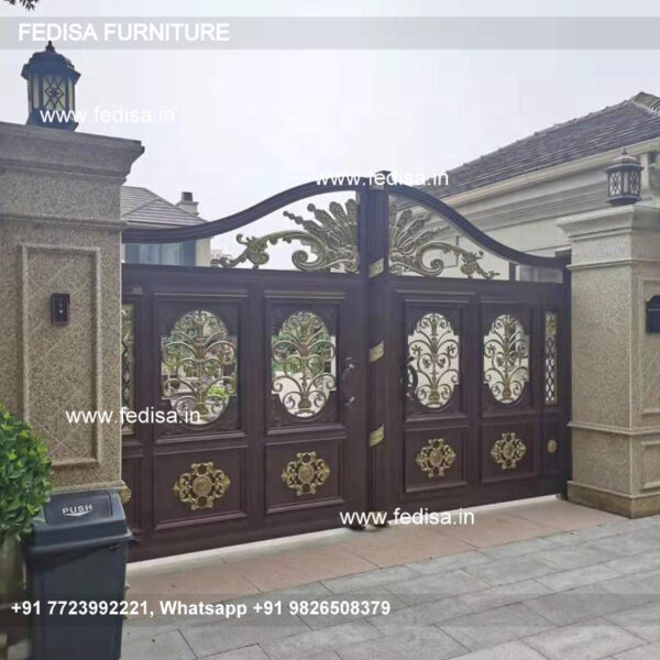 Modern Main Gate Design Modern House With Gate Village House Main Gate ...