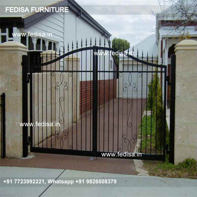 Main Gate Design Modern Metal And Wood Fence Fancy Maharaja Gate Pipe ...
