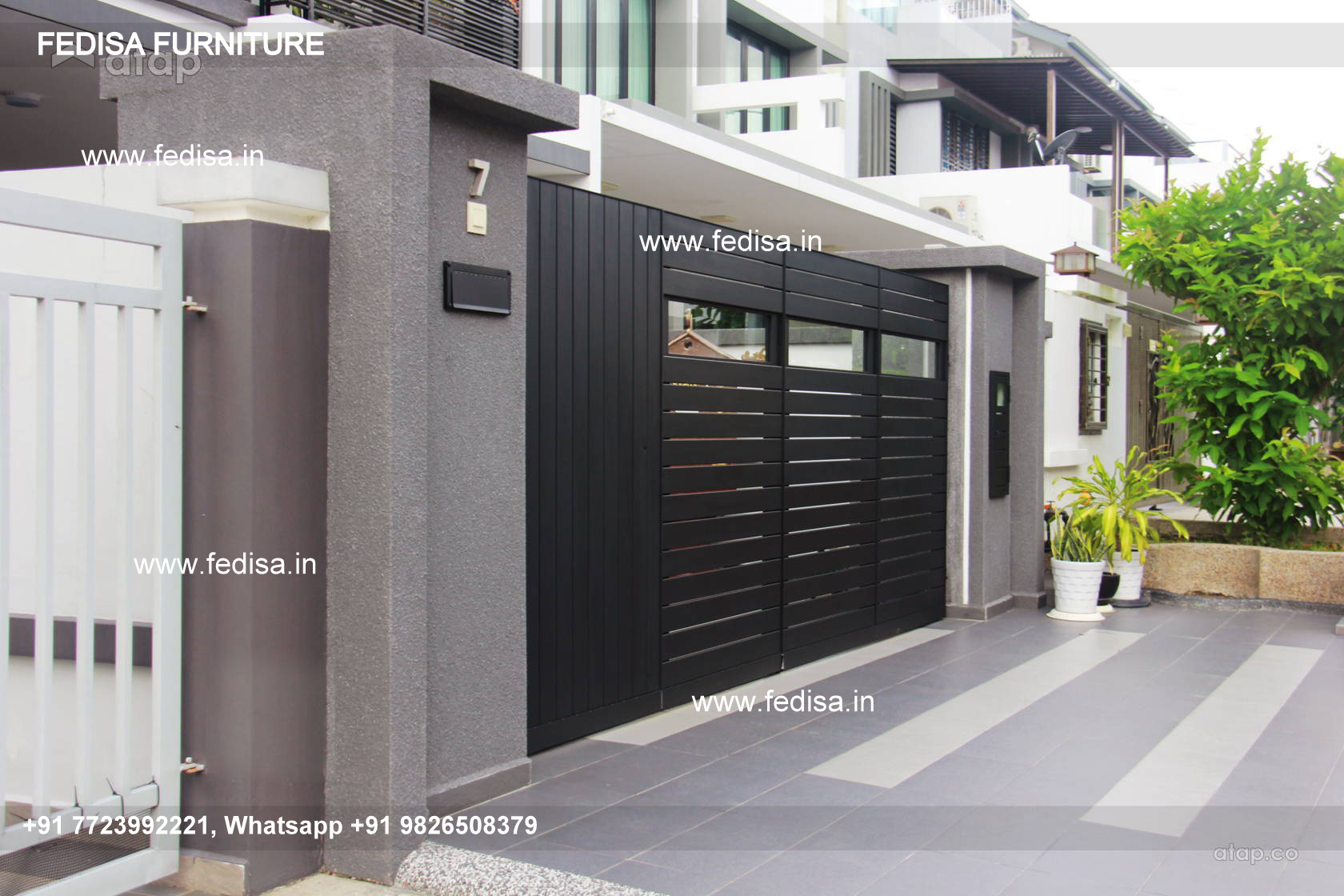 Main Gate Design 2020 Simple Modern Japanese Gate Design Security Gate ...