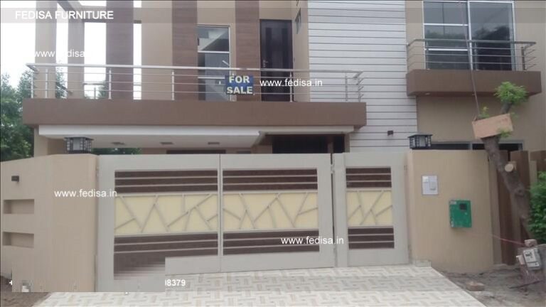 Main Gate Colour Design Modern Iron Fence Designs Three Fold Gate ...