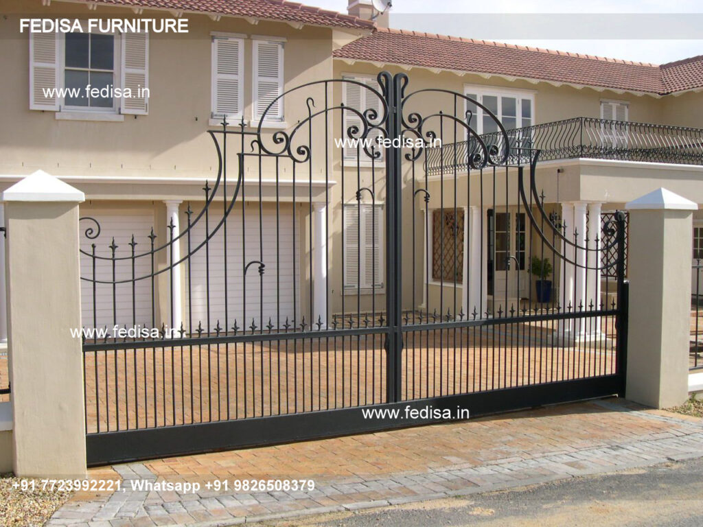 Modern Sliding Gate Design Modern Iron Fence Wooden Door Design For ...