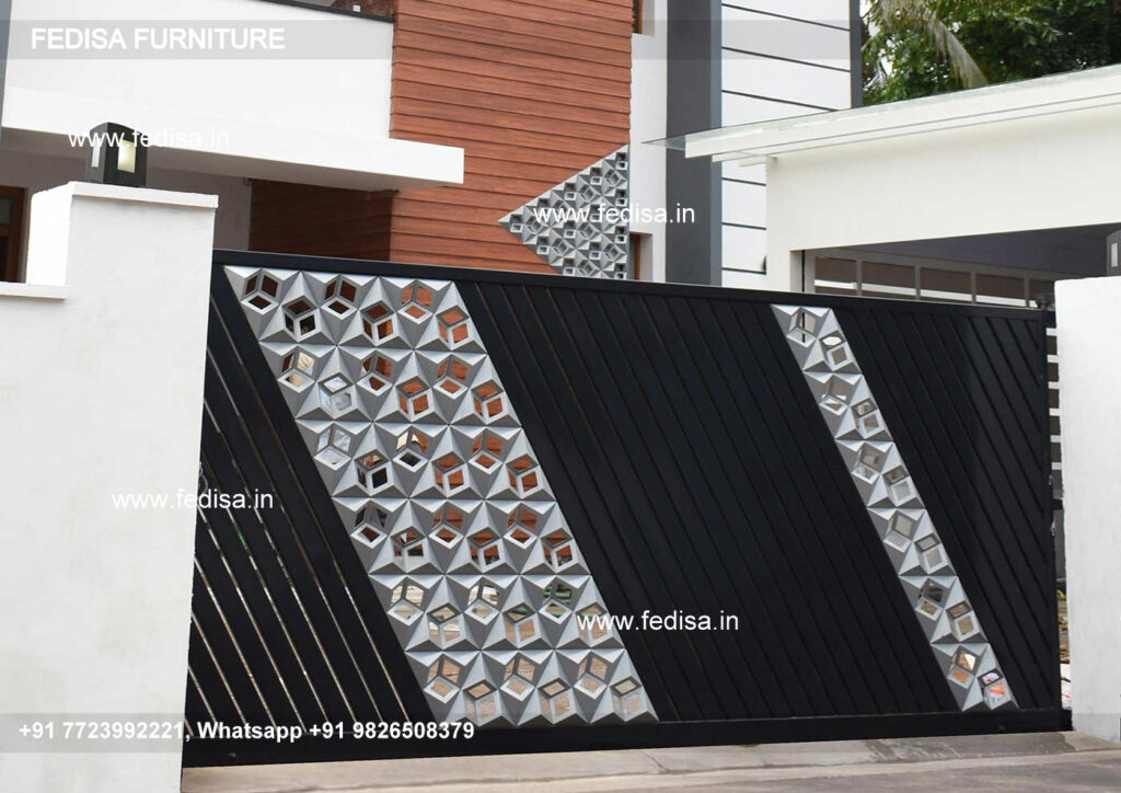 Wall Gate Design Modern House With Gate Gate Design 2123 Pipe Wala Gate ...