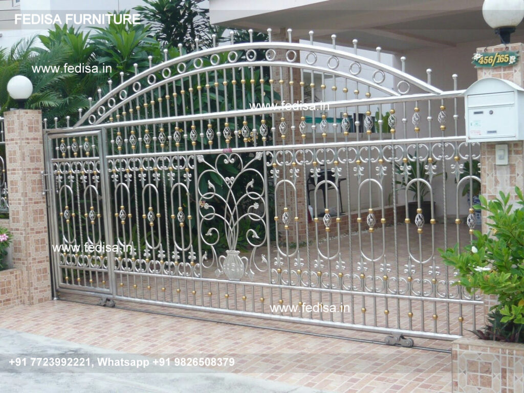 Main Gate Steel Door Design Steel Temple Gate Design 286 Feet Main Gate ...