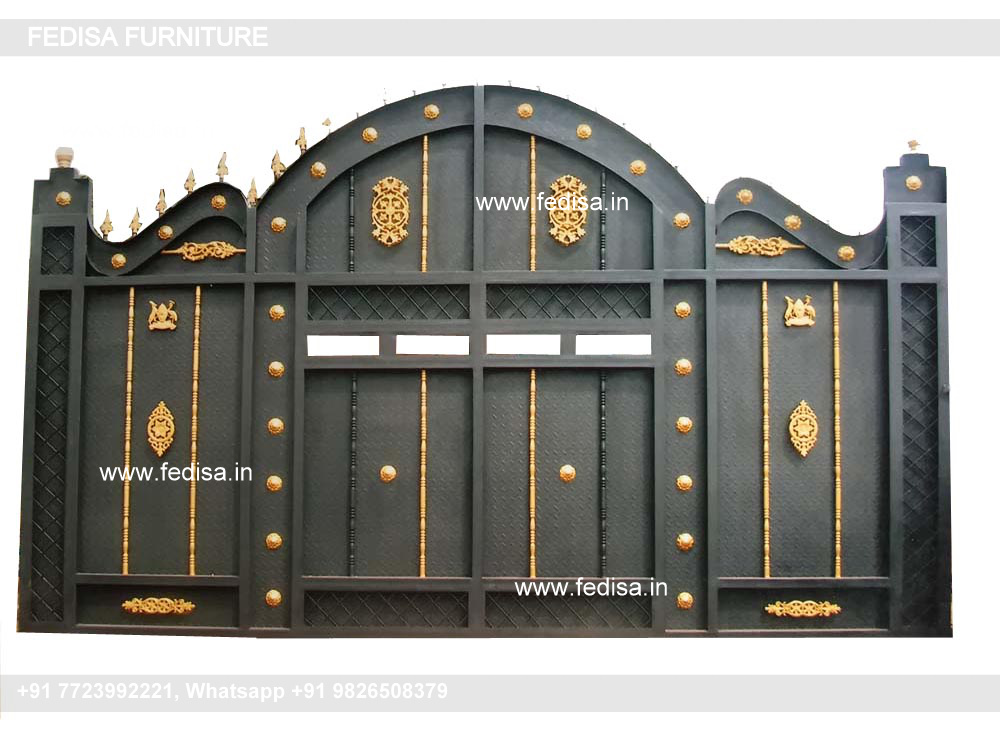 New Gate Design Steel Temple Gate Design Front Wall And Gate Design ...