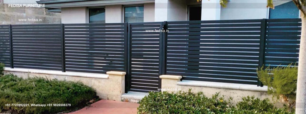 Boundary Gate Design Steel Square Pipe Gate Design Main Gate Shade ...