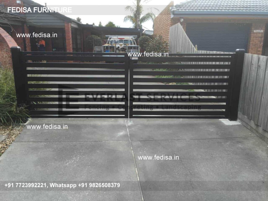 Modern Front Wall And Gate Designs Steel Ss Gate Plane Gate Design ...