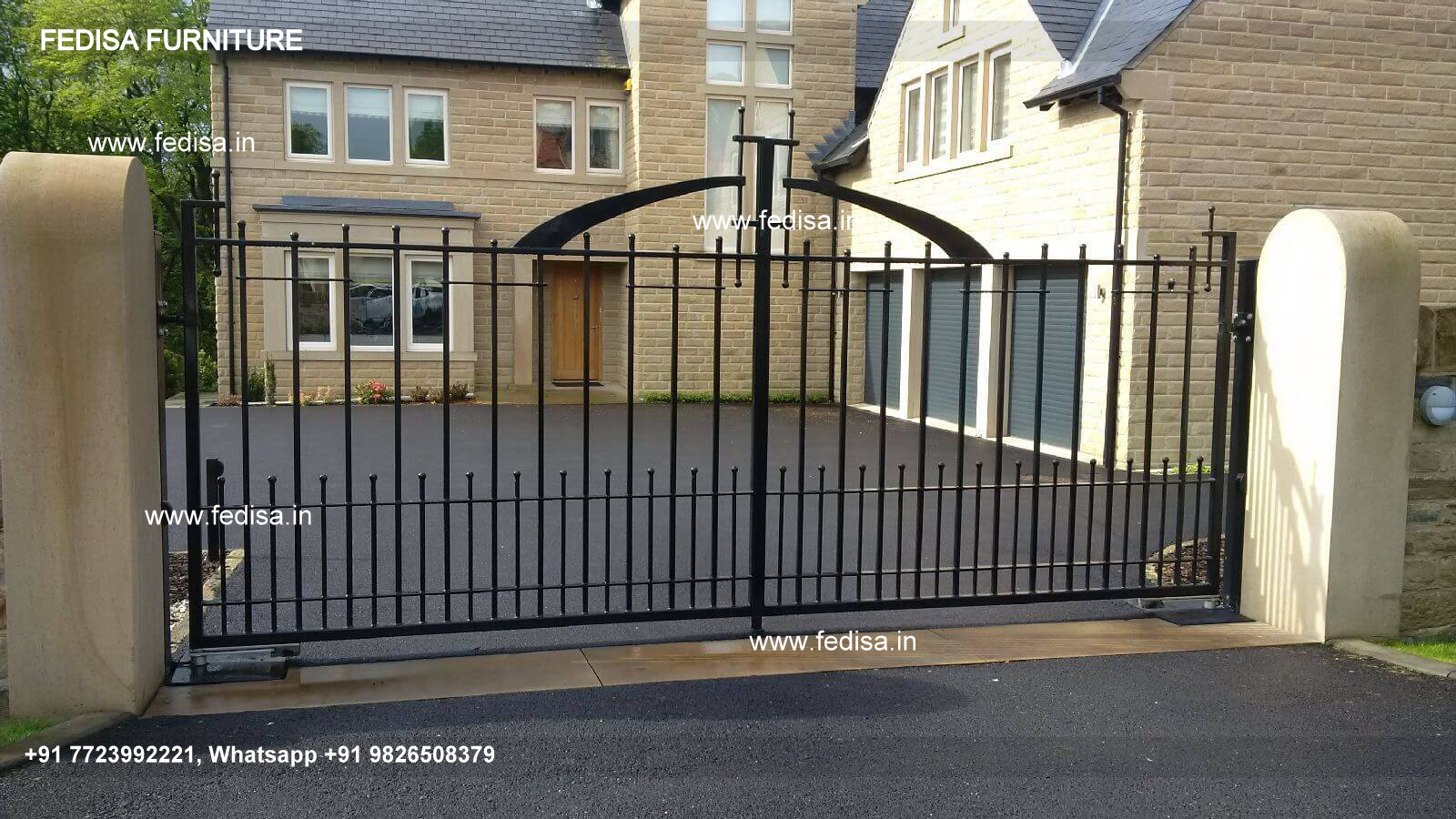 Sliding Gate Design Steel Single Door Gate Design Simple Main Gate ...