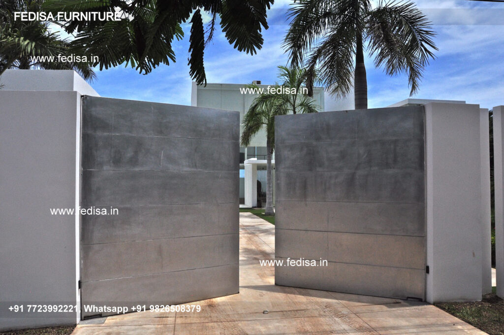 Gate Paint Design Steel Plate Gate Design Sliding Main Gate Design 2158 ...