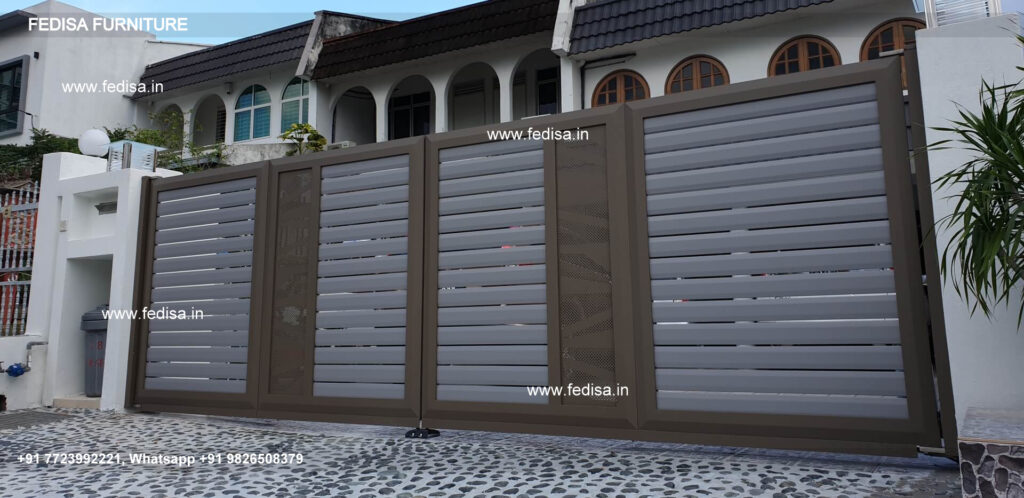 Kitchen Gate Design Steel Square Pipe Gate Design Iron Main Gate Steel ...
